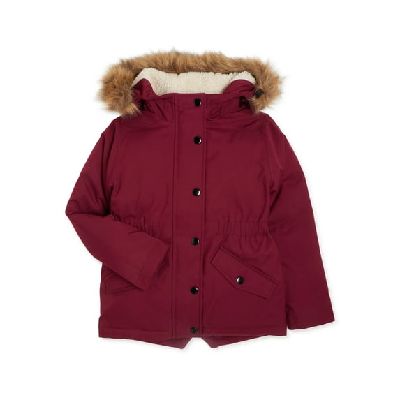 Free Shipping! Swiss Tech Girls Winter Parka Coat with Hood, Sizes 4-18 ...