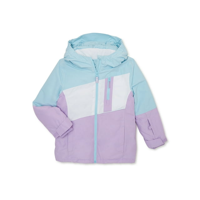 Swiss Tech Girls Waterproof Ski Jacket with Hood, Sizes 4-18 - Walmart.com