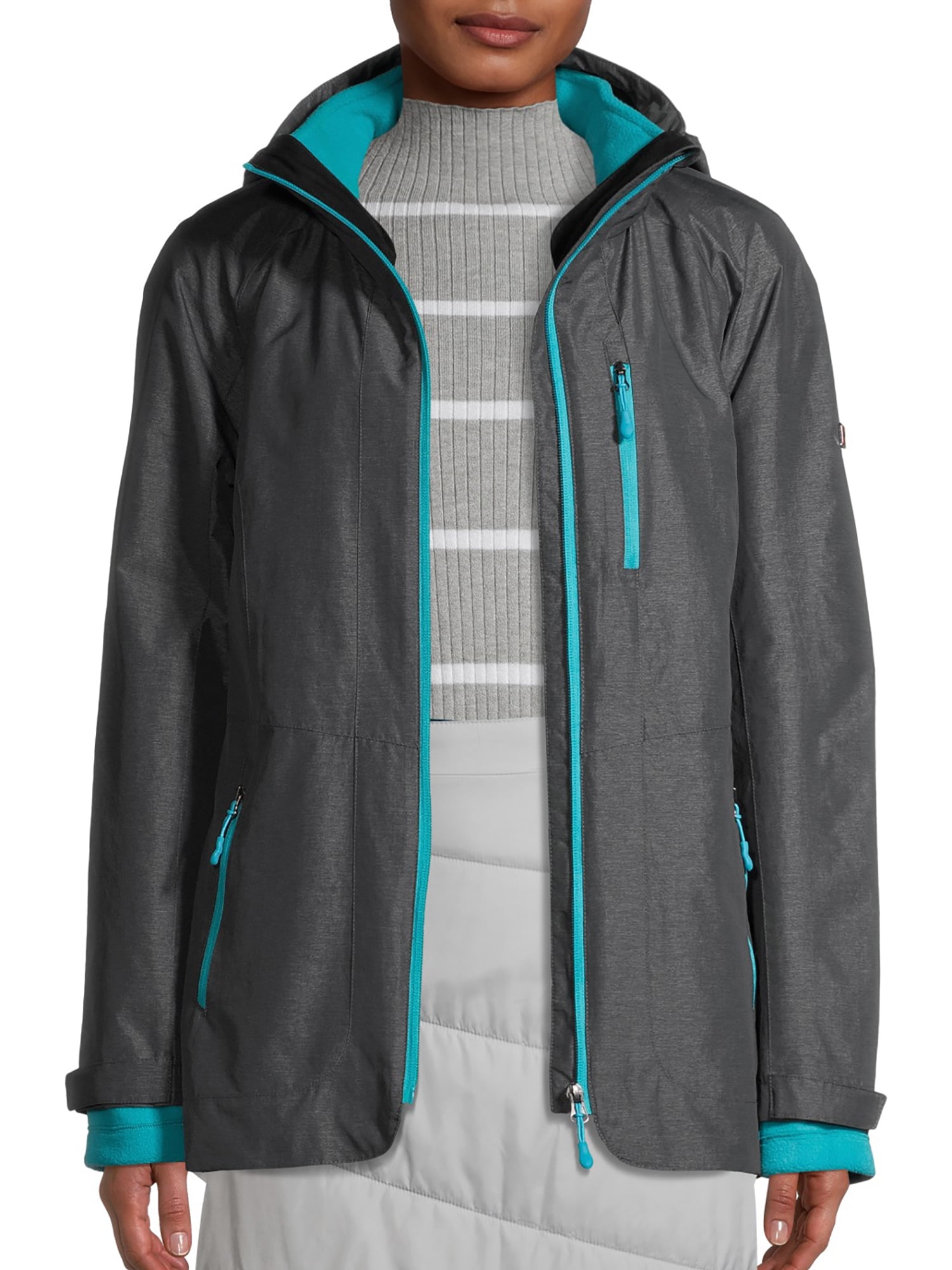 Swiss Tech Long Sleeve Ski Single-Breasted Mid-Length Jacket (Women's ...