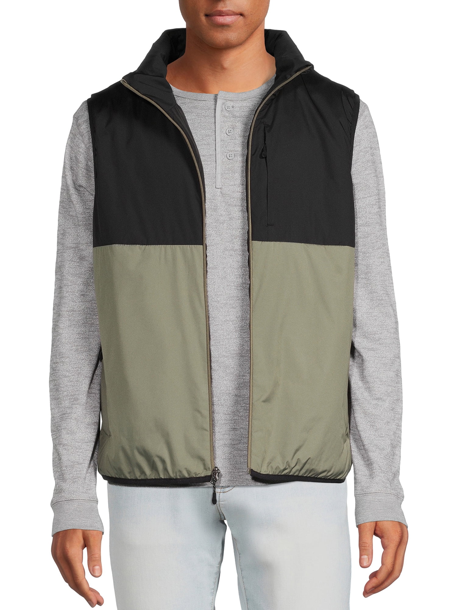 Swiss Tech Men's and Big Men's Midweight Vest, Sizes up to 5XL ...