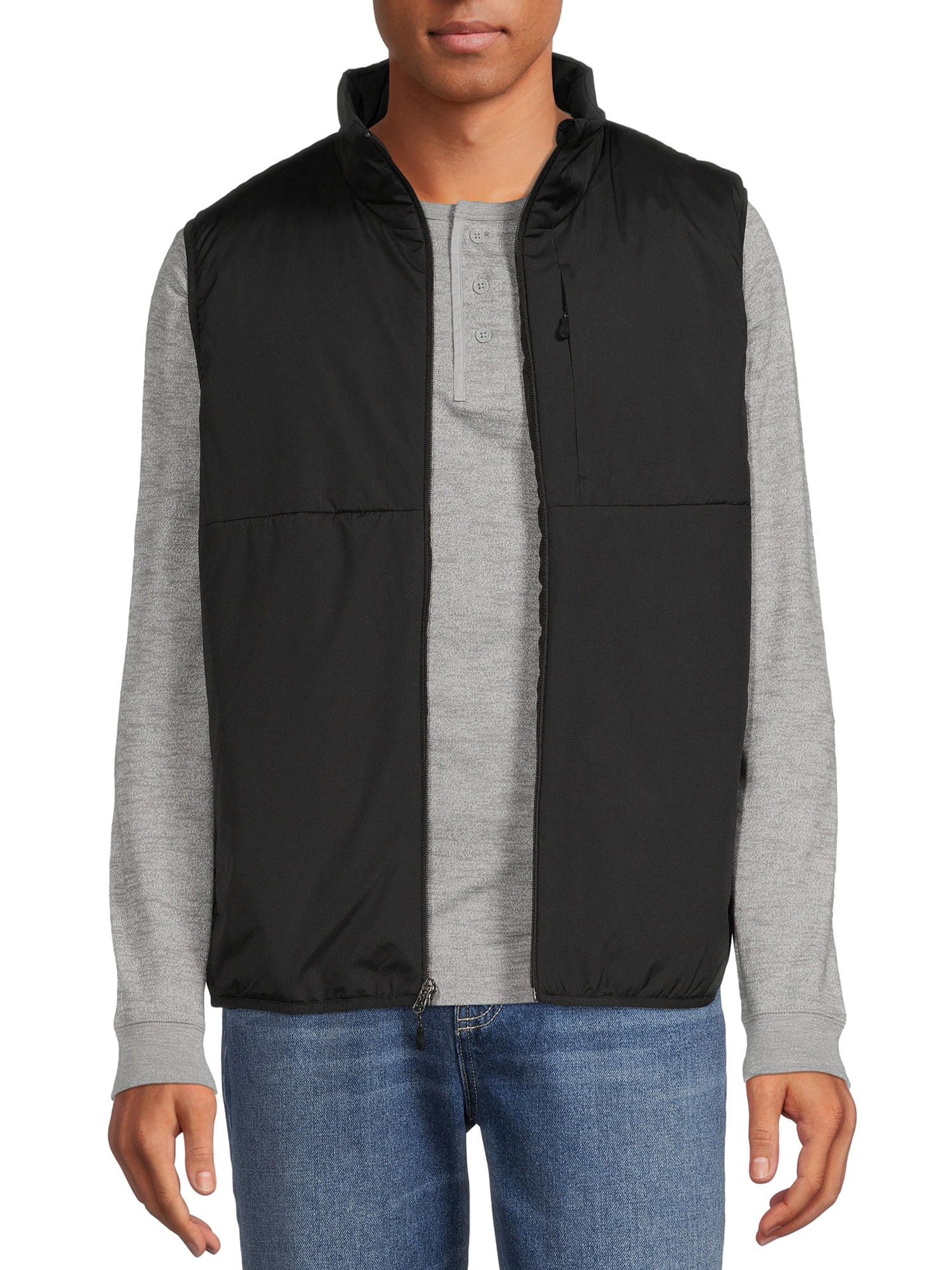 Swiss Tech Men's and Big Men's Midweight Vest, Sizes up to 5XL ...