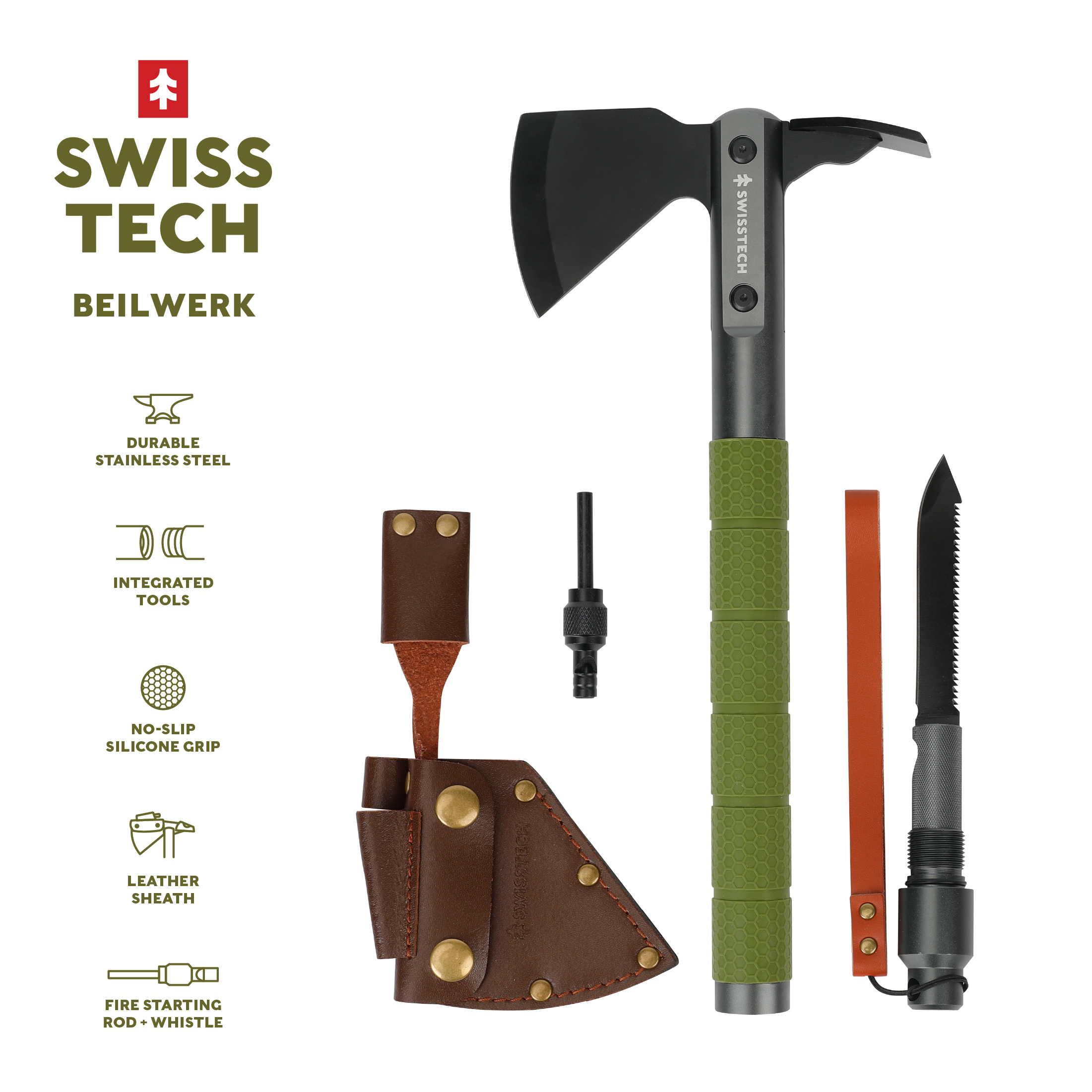 S.O.L. Survive Outdoors Longer Stoke Camp Hatchet - Walmart.com