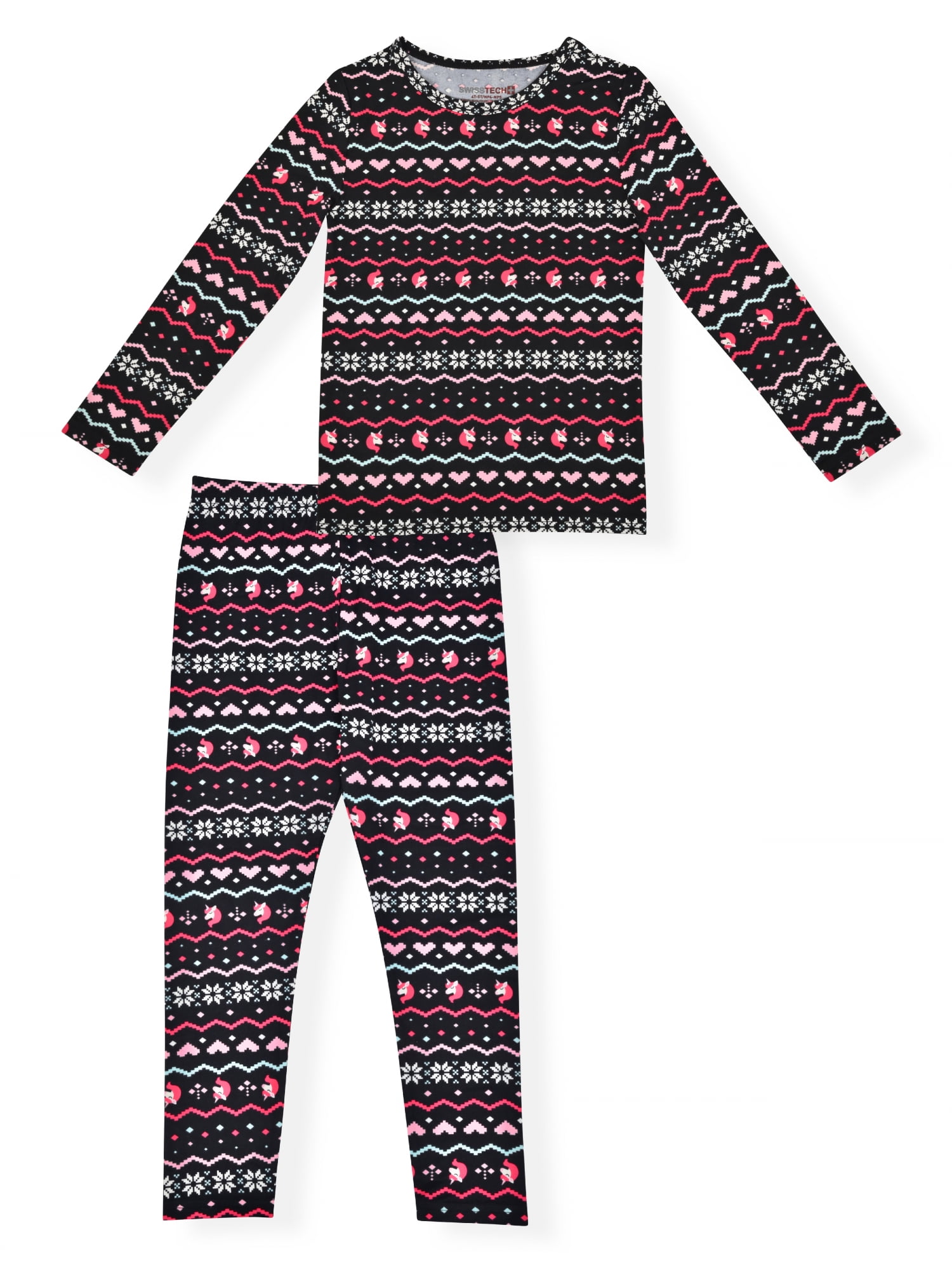 Swiss Tech Toddler Girls Thermal Set, 2-Piece, Sizes 2T-5T - Walmart.com
