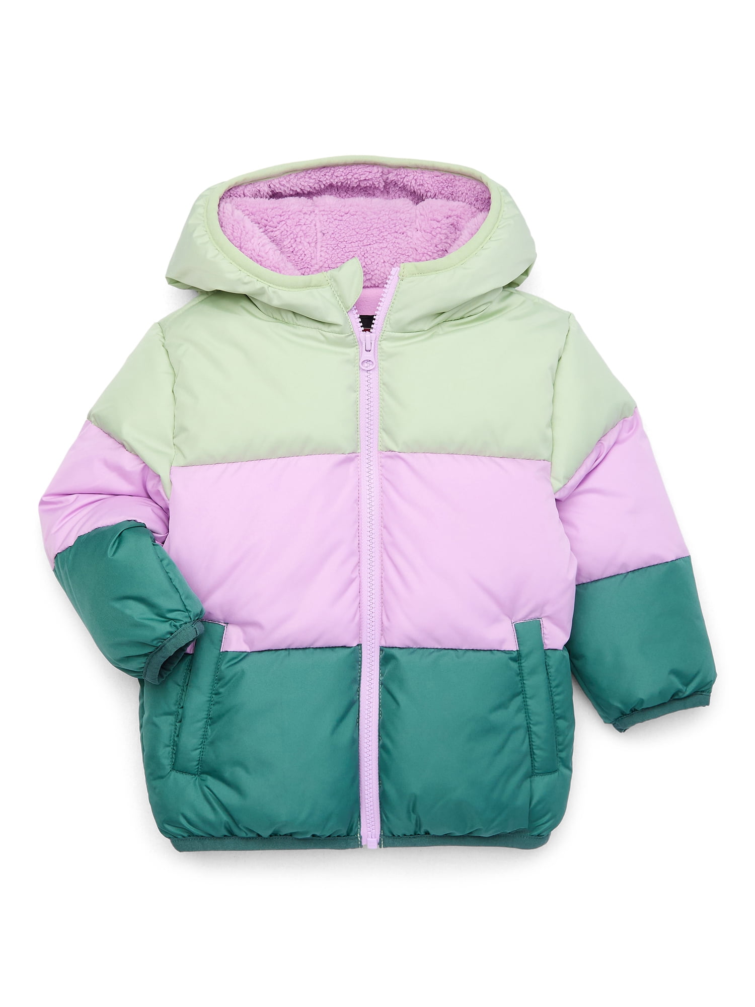 Swiss Tech Toddler Heavyweight Puffer Jacket, Size 12M-5T - Walmart.com