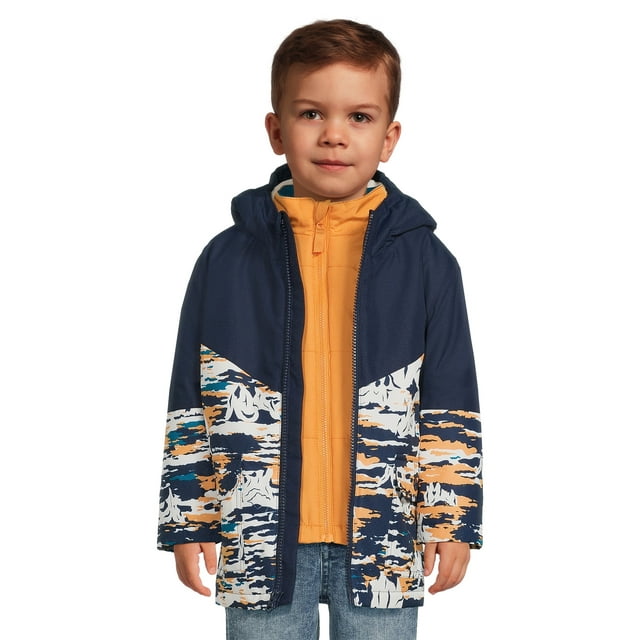 Swiss Tech Toddler Heavyweight Systems Jacket, 4-in-1, Sizes 2T-5T ...