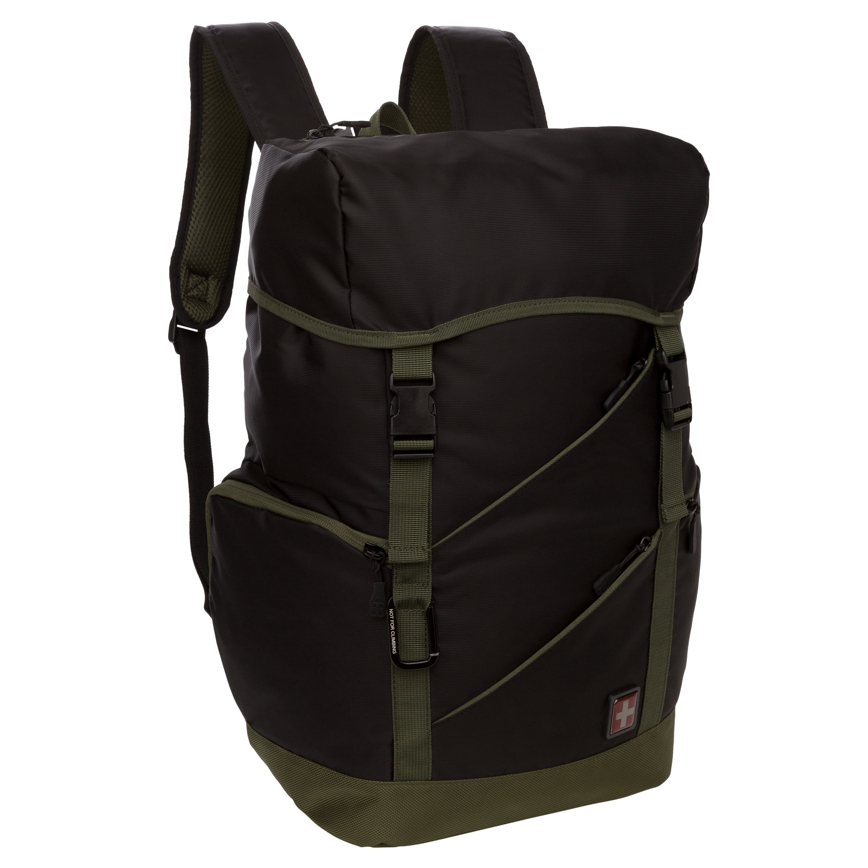 Swiss Tech Vezio 25 L Backpack Black, Laptop Pocket, Organizer, Unisex ...