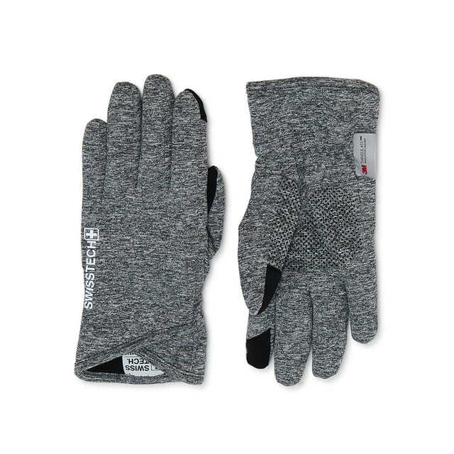Swiss Tech Women's Winter Performance Gloves, Grey - Walmart.com