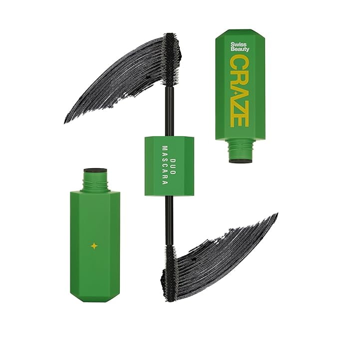 Swiss beauty Craze Duo Mascara | h non clumping and non flaking finish ...