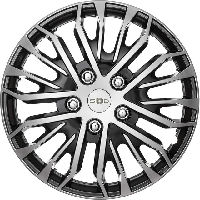 Swiss drive hubcap 16 Set of 4 Hubcaps 16" Wheel Cover Austin Silver ...