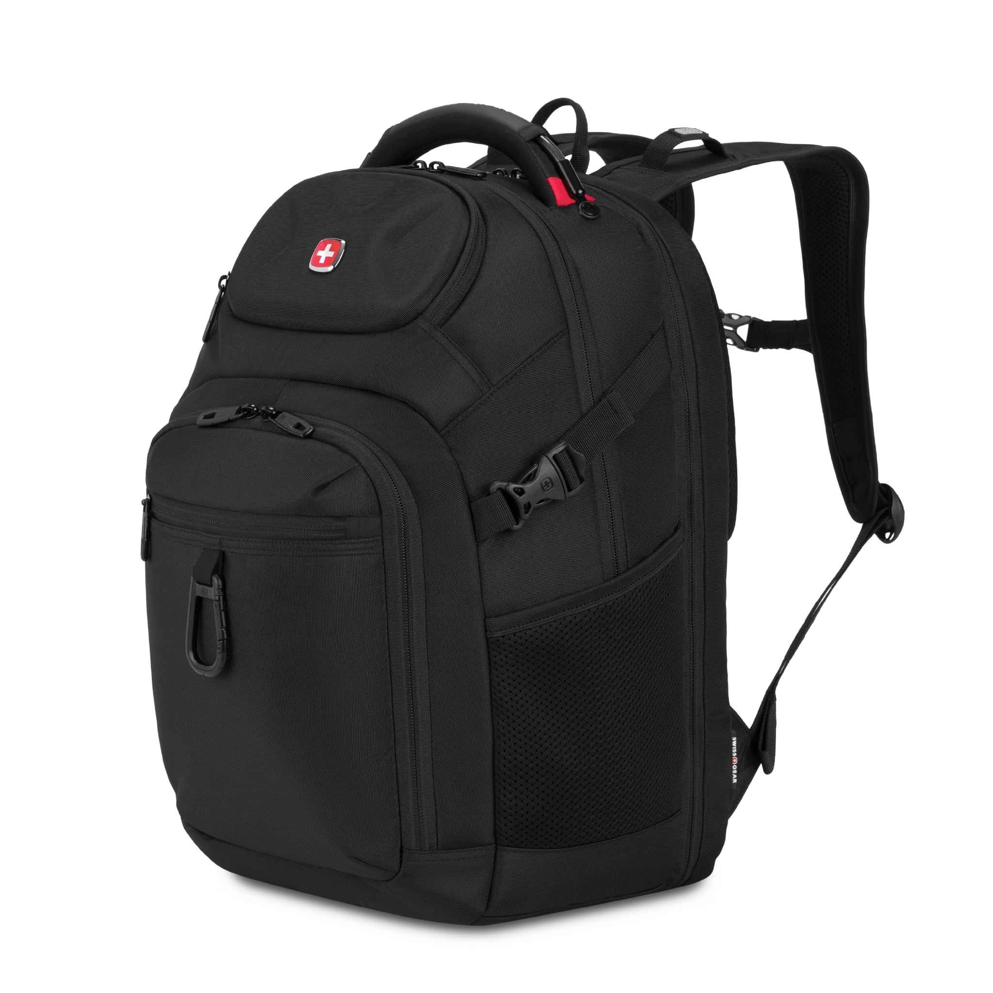 SWISSGEAR Stride ScanSmart Laptop Backpack, Black, Feature Packed for ...