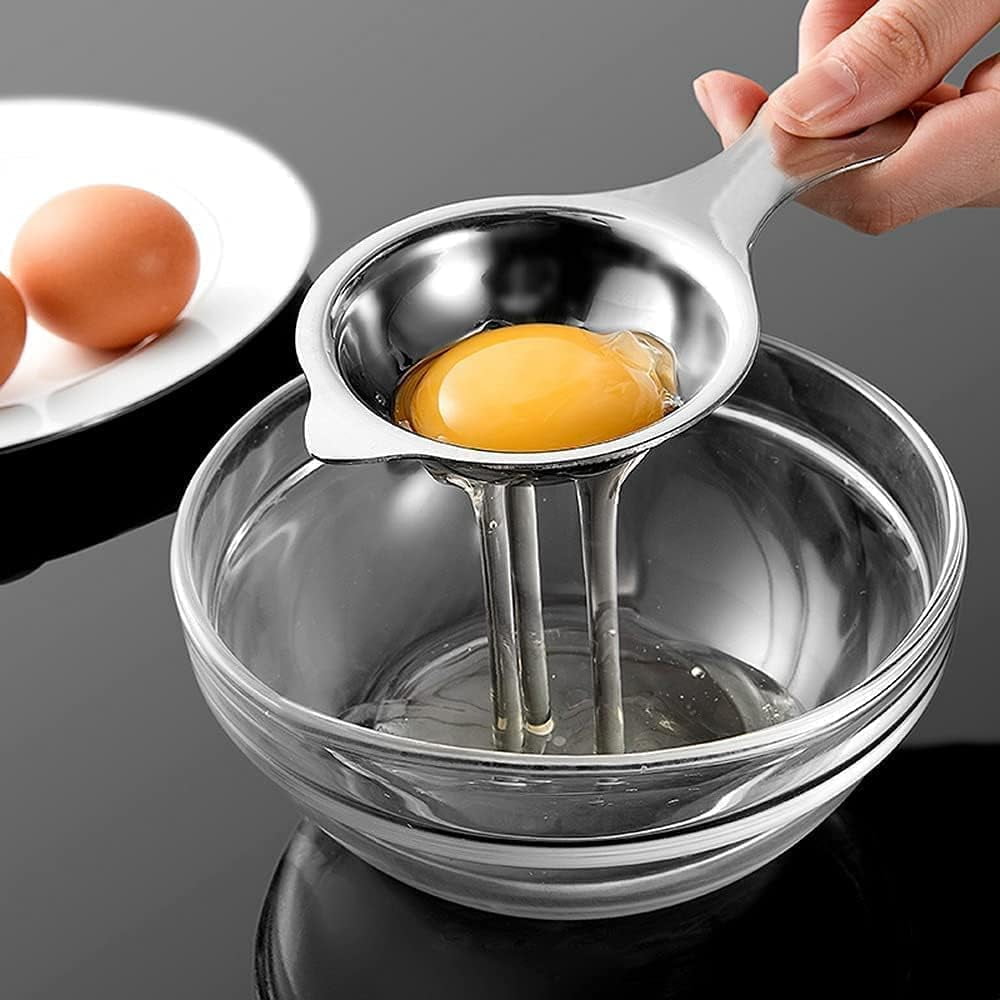 SwissHome Stainless Steel Egg Separator Egg Yolk Separator Egg White ...