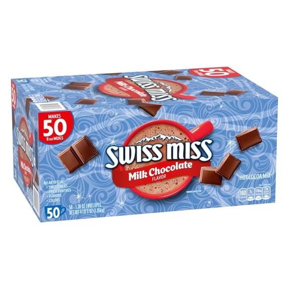 Hampton Distribution SwissMiss Hot Milk Chocolate Packets, Hot Cocoa ...