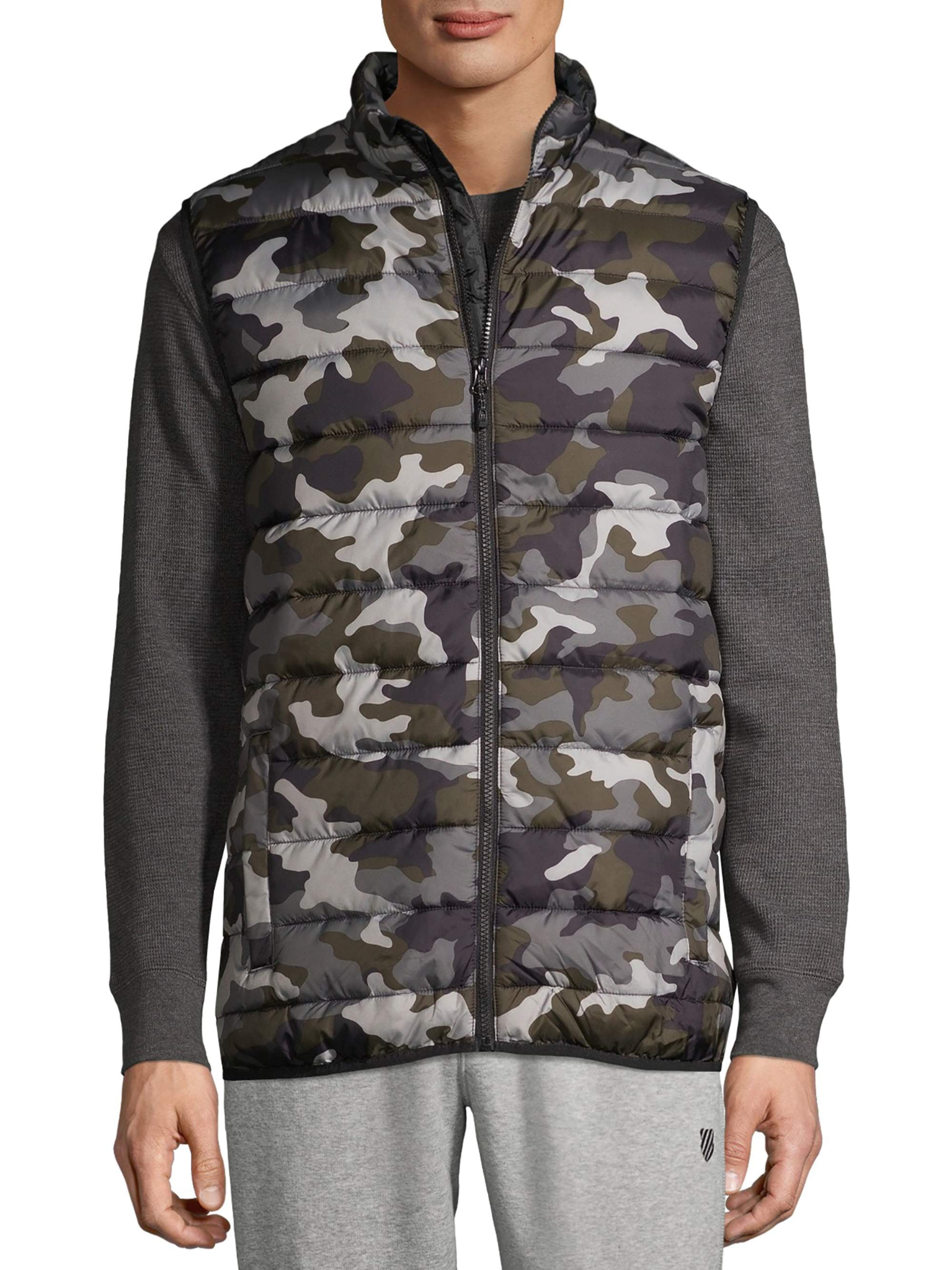 SwissTech Men's and Big Men's Puffer Vest, up to Size 5XL - Walmart.com