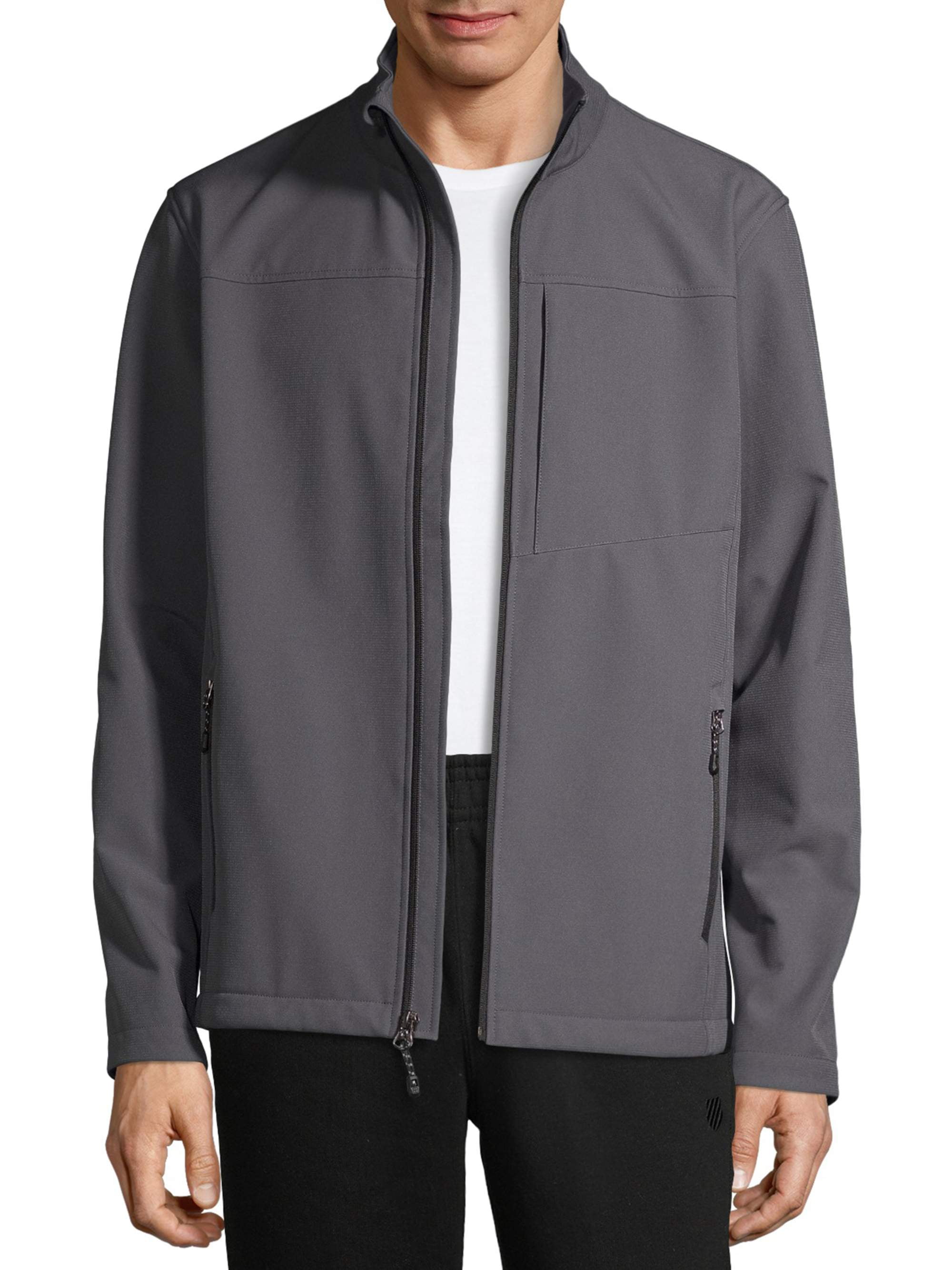 SwissTech Men's and Big Men's Soft Shell Jacket, Up to Size 5XL ...