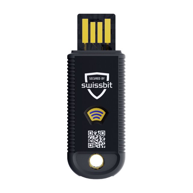 Swissbit - iShield Key Pro Security Key, Hardware Authenticator, USB-A and NFC Connection, FIDO2 ...