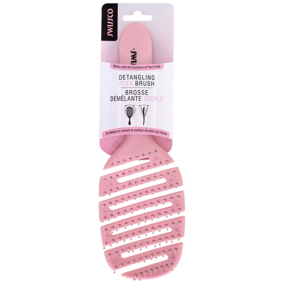 Swissco Detangling Soft Touch Flex Brush - Walmart.com