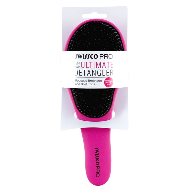 Swissco Pro Soft Touch Ultimate Detangler Hair Brush - Walmart Business ...