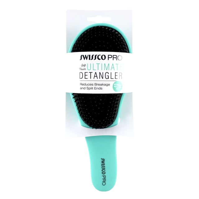 Swissco Pro Soft Touch Ultimate Detangler Hair Brush - Walmart Business ...