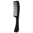 Swissco Professional Medium Tooth Handle Comb, Black - Walmart.com