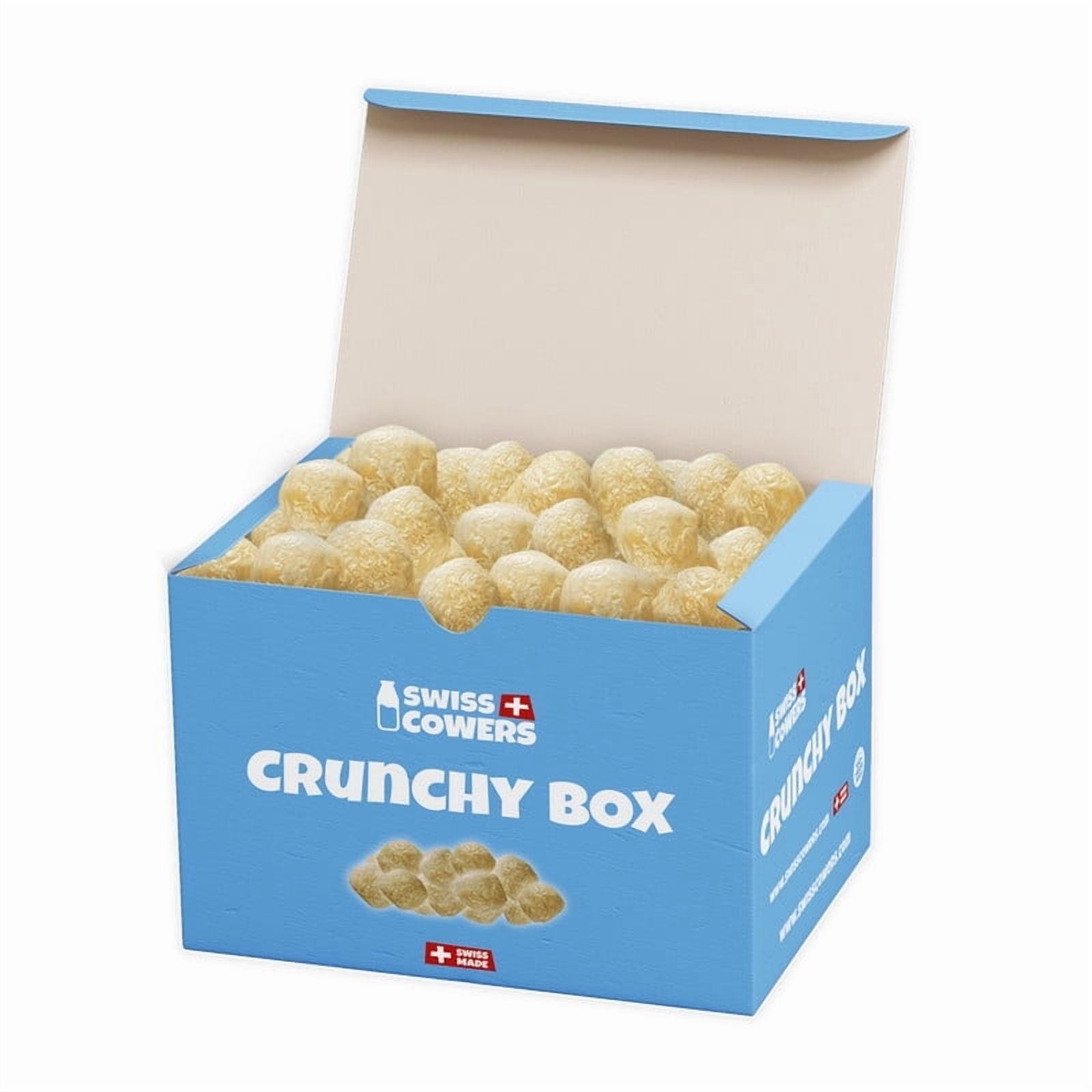 Swisscowers Cheese Crunchy Box for Small and Large Dogs - Made with 100 ...