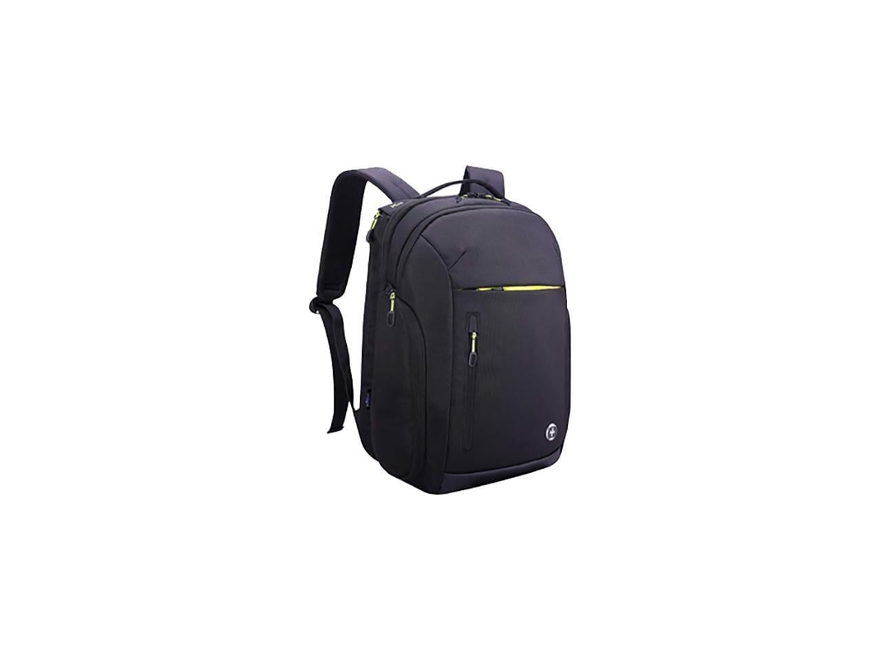 Swissdigital Java Business Travel Backpack and 17" Laptop Case, Black ...