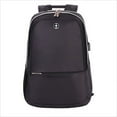 Swissdigital Remi Laptop Backpack, USB Port, Padded Pocket, Black ...