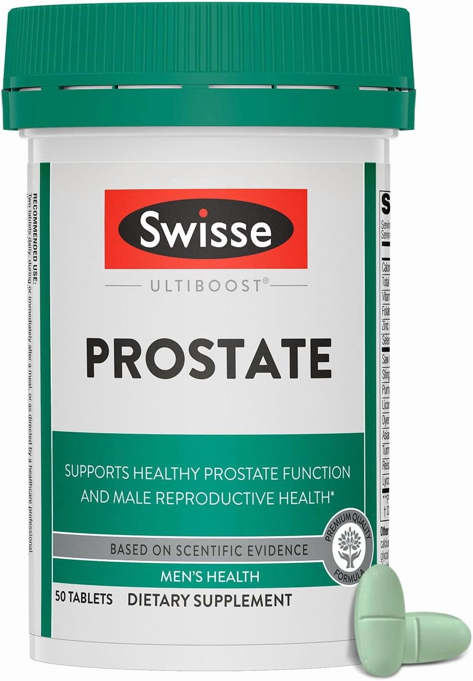 Swisse Prostate Dietary Supplement, Supports Healthy Prostate Function ...
