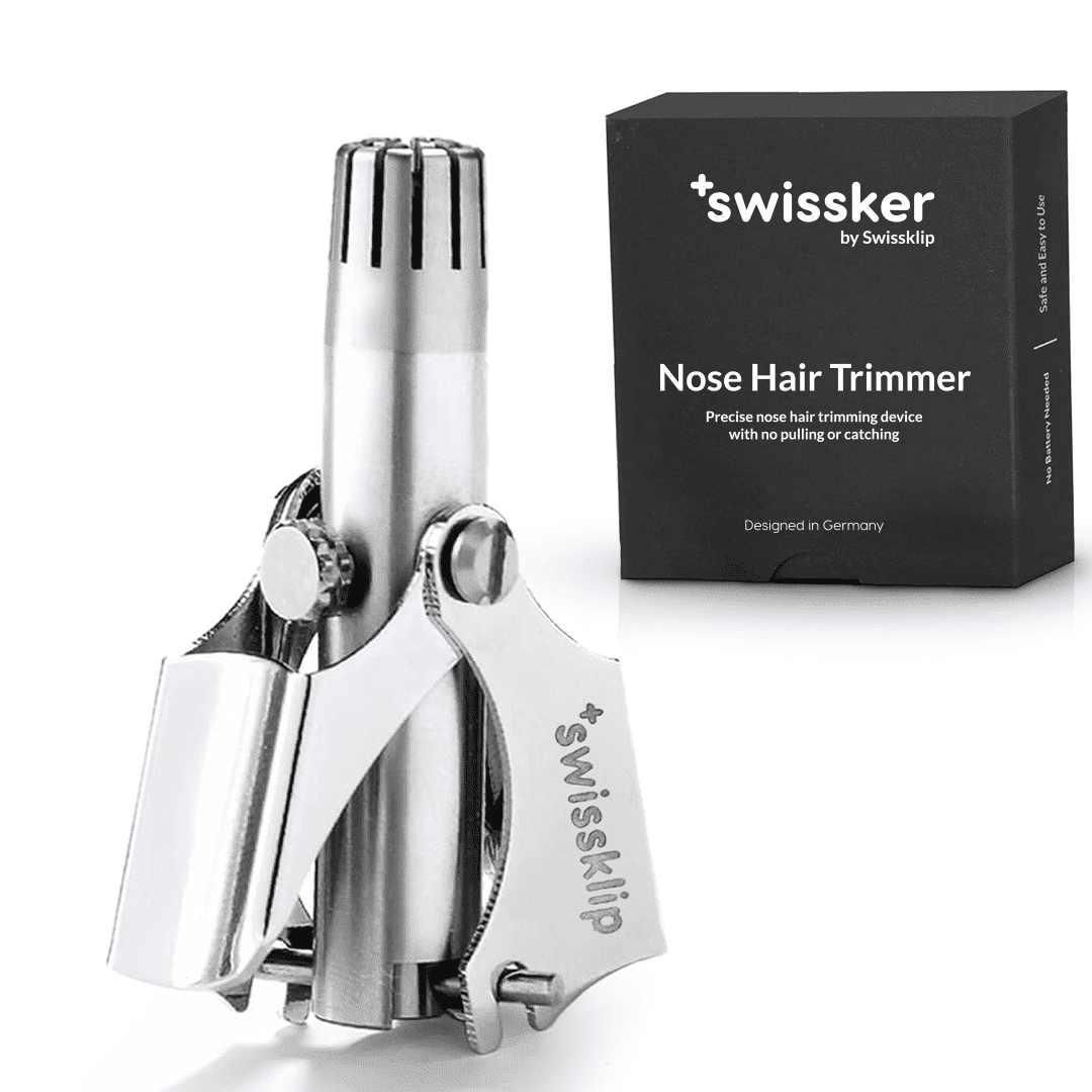 Swissklip Nose Hair Trimmer, Manual Stainless Steel Trimmer, Safe and ...
