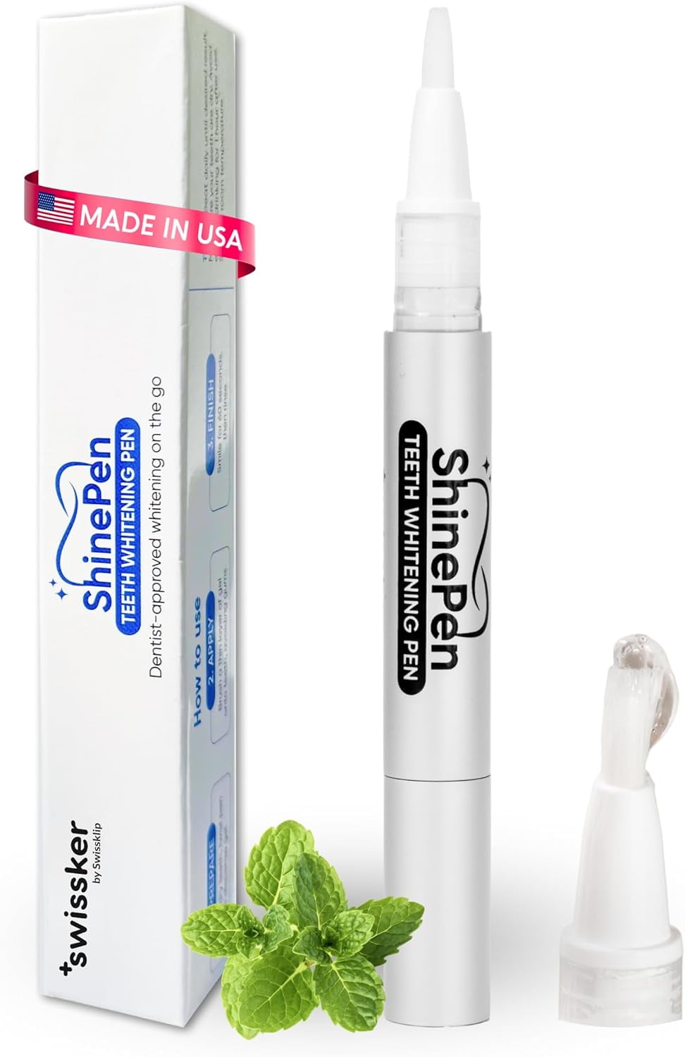 Swissklip ShinePen Teeth Whitening Pen, Instant Results Whitening Pen ...