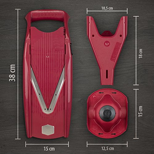 Swissmar Borner V Power Mandoline, V-7000, Red - Walmart.com