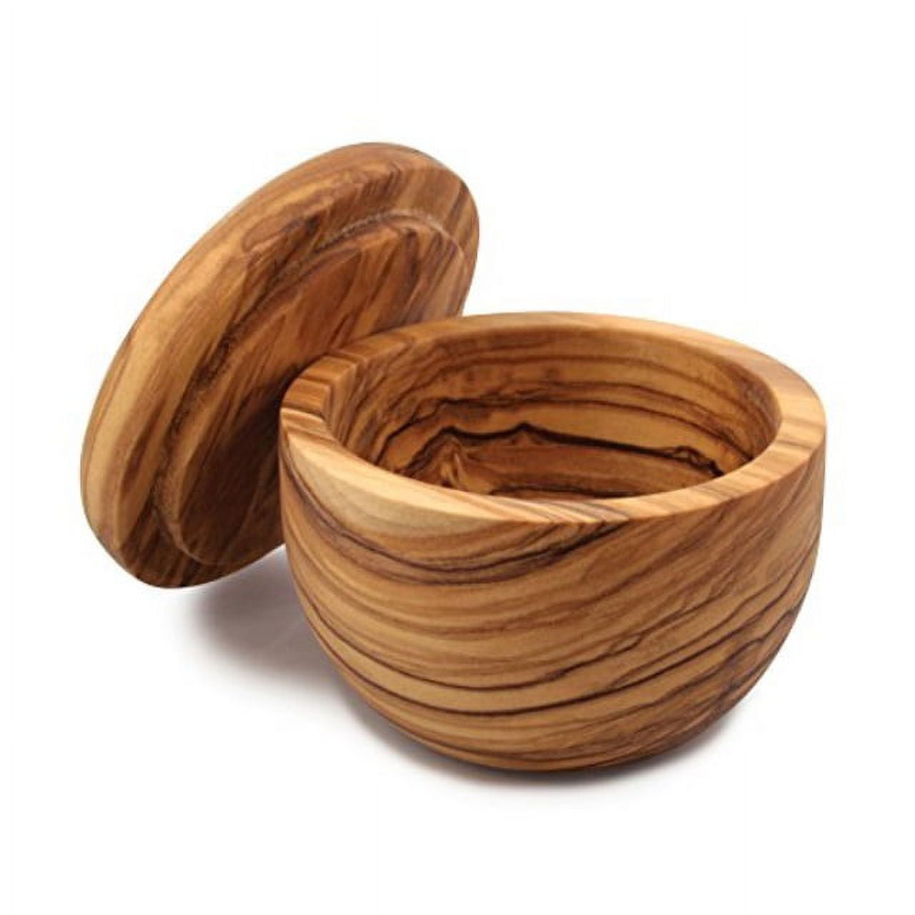 Swissmar Napoli Olive Wood Salt Keeper With Removable Lid - Walmart.com