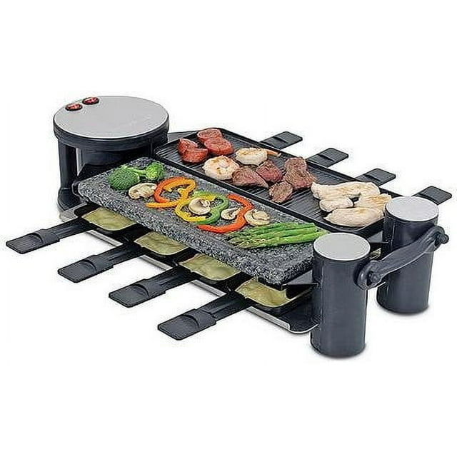 Swissmar Swivel Raclette Grill - 8 Person, Electric, Non-Stick & Hot ...