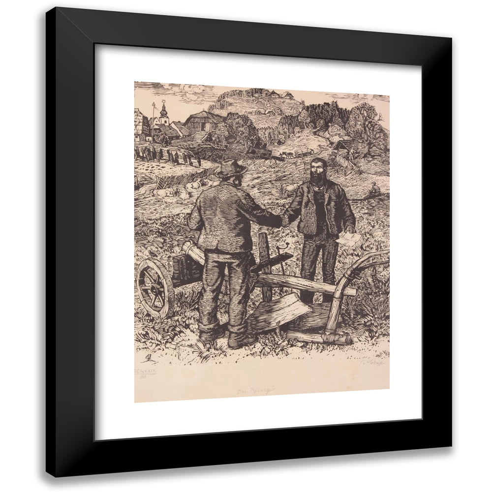 Switbert Lobisser 15x18 Black Modern Framed Museum Art Print Titled ...