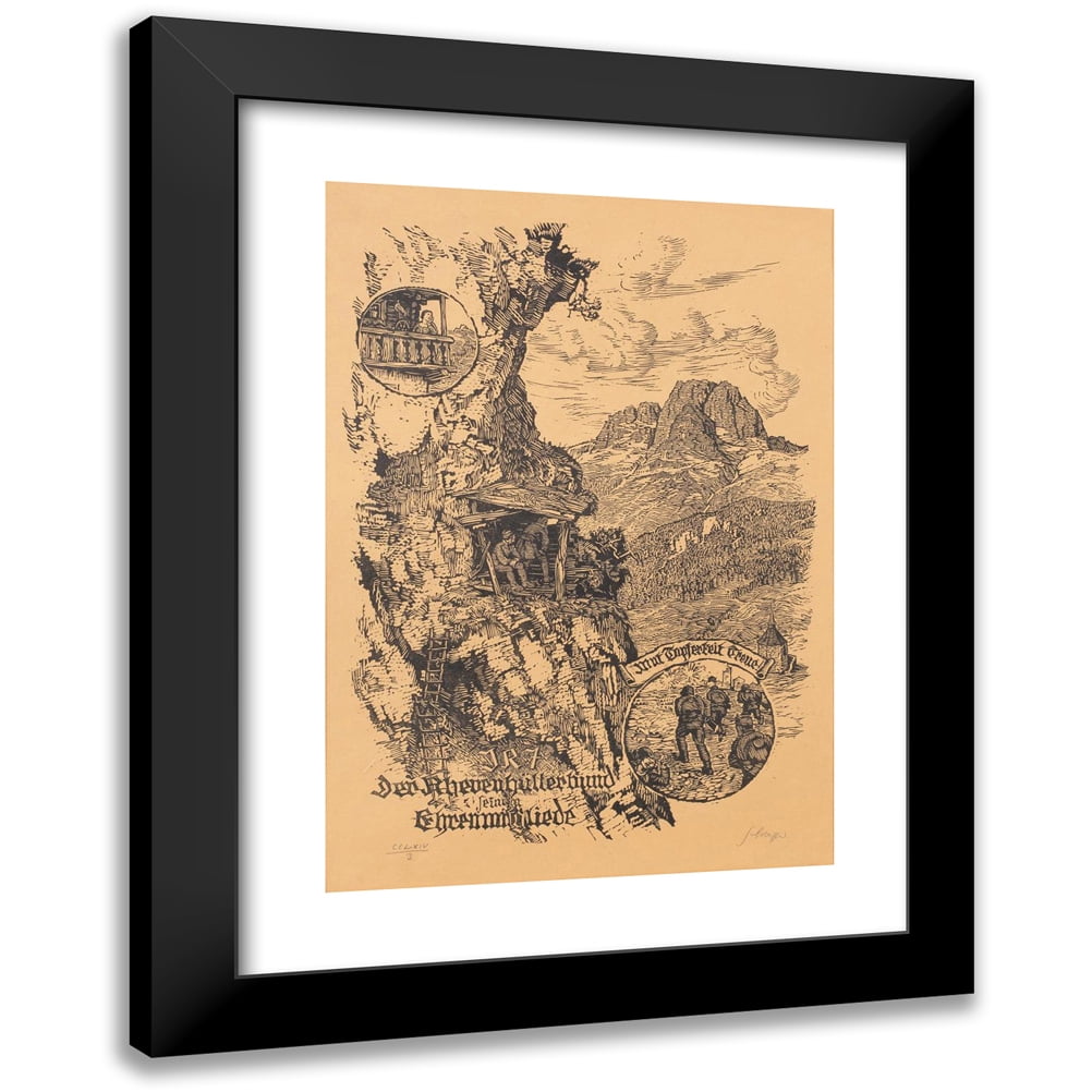 Switbert Lobisser 18x24 Black Modern Framed Museum Art Print Titled ...