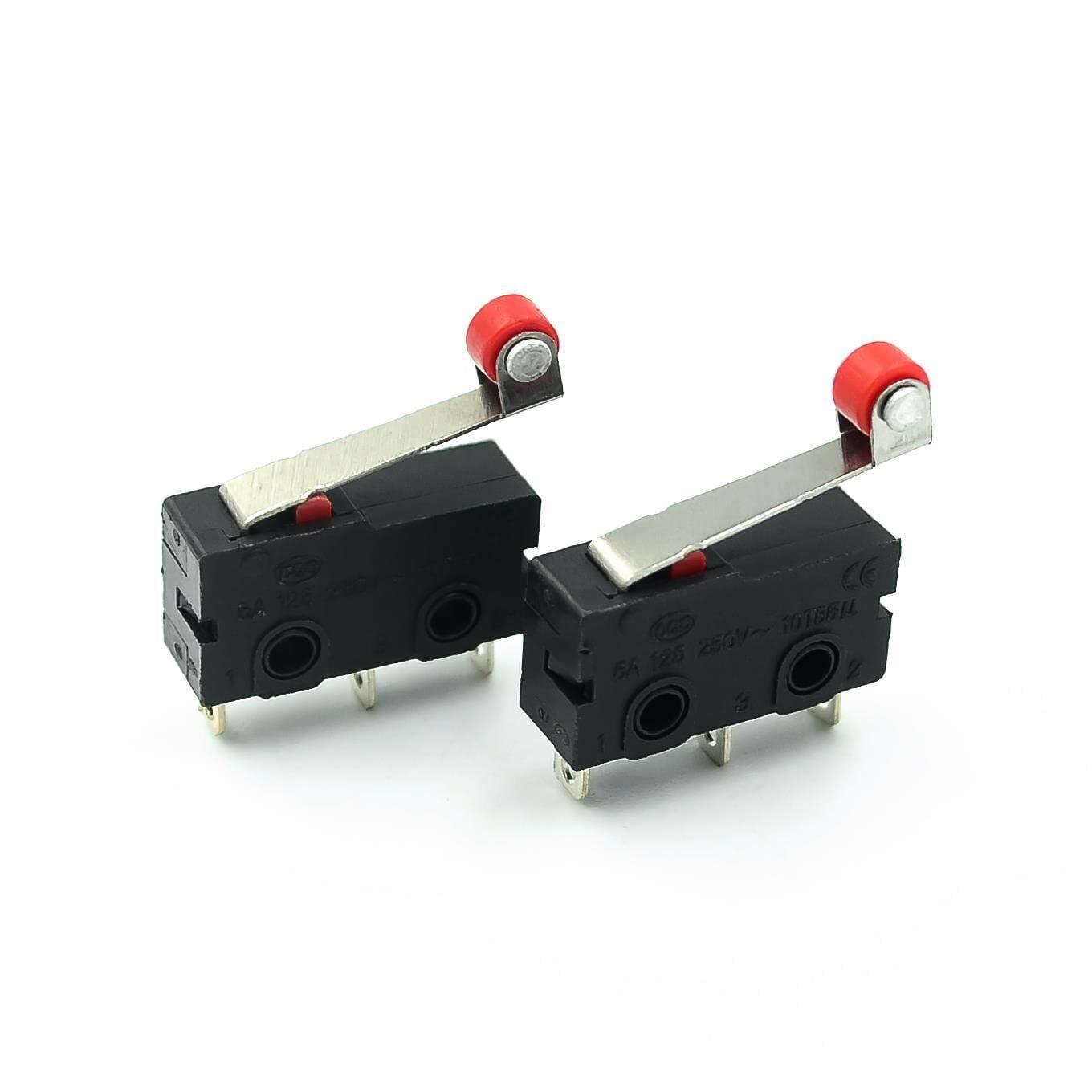 Switch 10 Pcs Mini Micro Limit Switch Roller Lever Arm SPDT Action LOT - Walmart.com