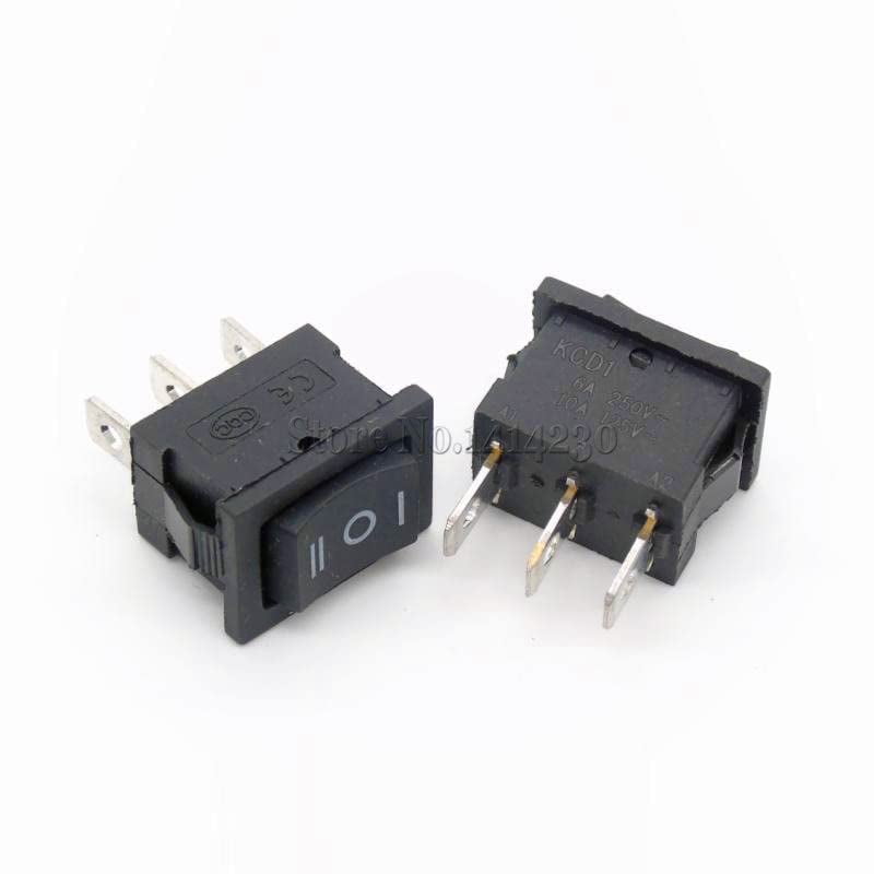 Switch 10PCS Ship Type Switch 15x21mm 3PIN ON/Off/ON Rocer Switch 6A ...