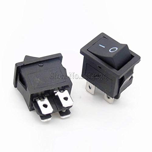 Switch 10PCS Ship Type Switch 15x21mm 4PIN ON-Off Rocer Switch 6A/250V ...