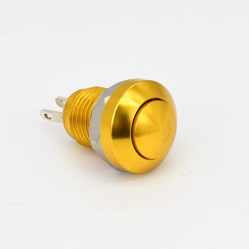 Switch 1pc 8mm Mini Metal Push Button Switch for Doorbell Car Auto ...