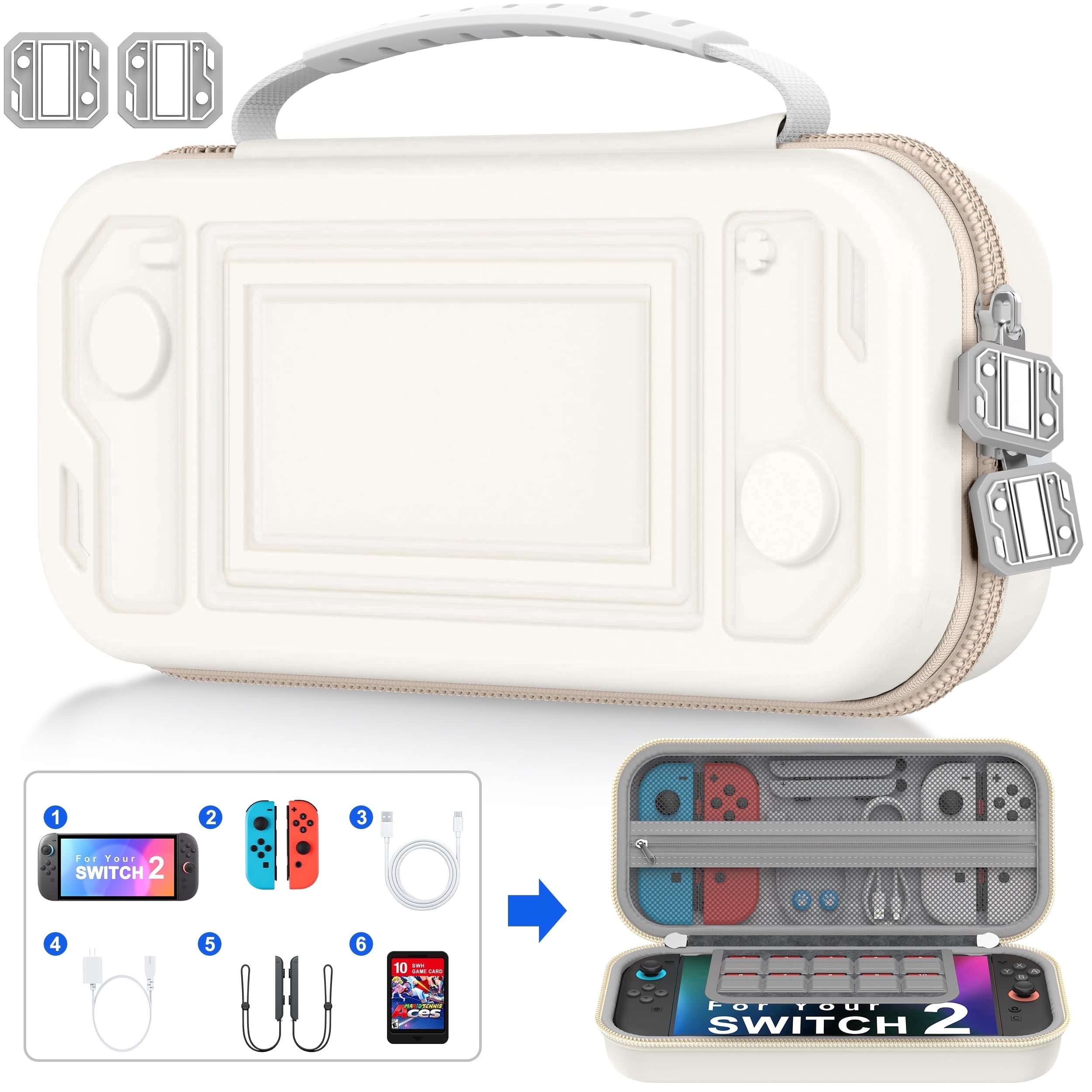 Switch 2 Case,Beboncool Carrying Case Compatible with Nintendo Switch 2 ...