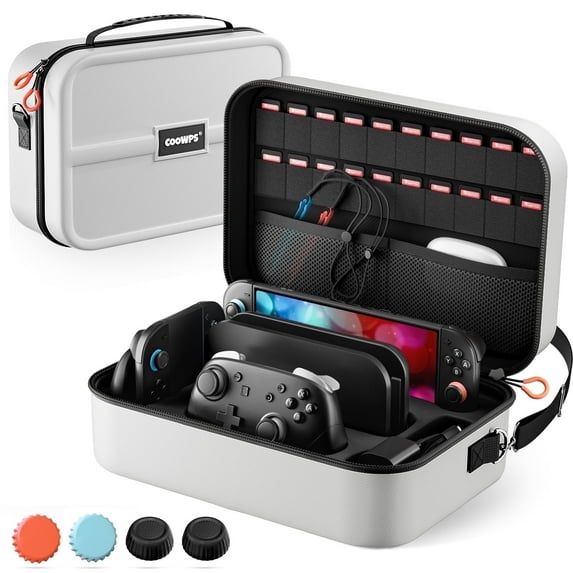 COOWPS Carrying Case for Nintendo Switch 2 (2025), All-in-One Travel ...