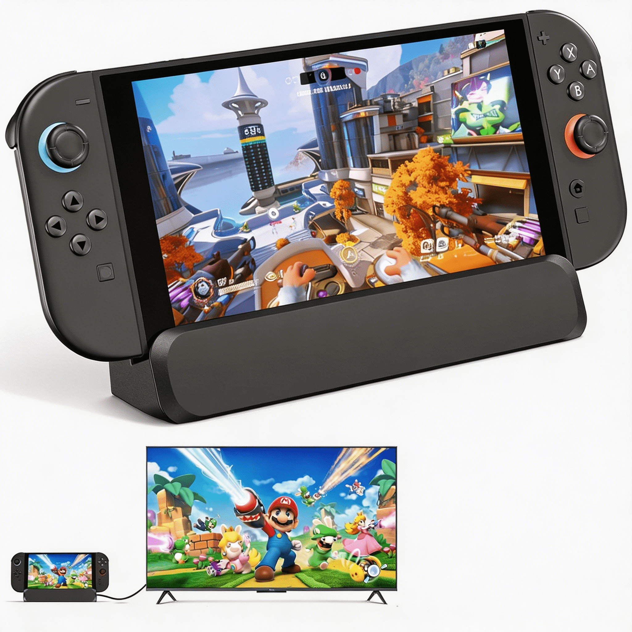 Switch 2 Dock, Portable TV Docking Station for Nintendo Switch 2 (2025 ...
