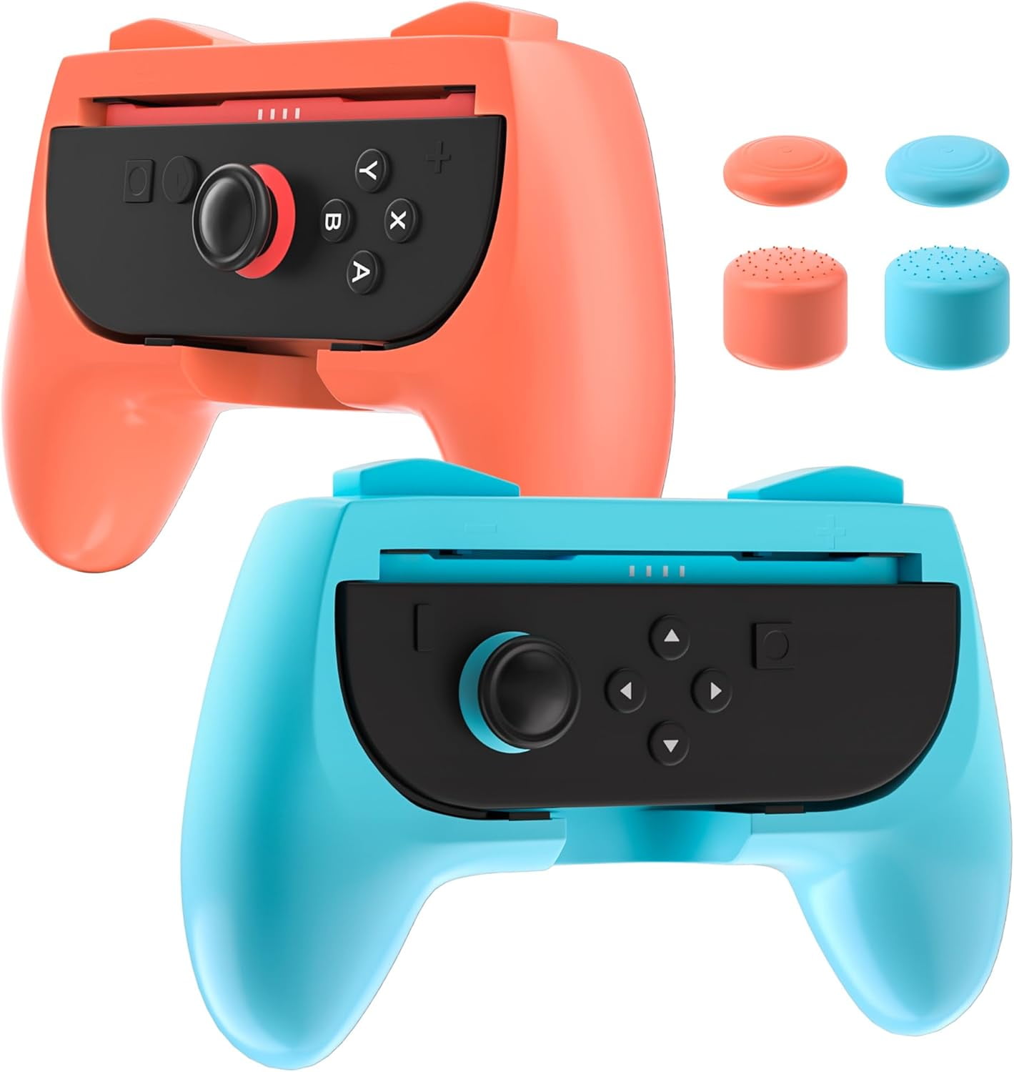 Switch 2 Grip Compatible with NS Switch 2025 Gens for joycon, [2 Pack] Grip Accessories for New ...