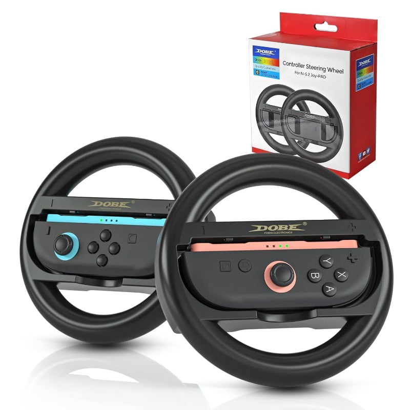 Switch 2 Steering Wheel (for Switch 2) - Family-Friendly Joy-Con ...
