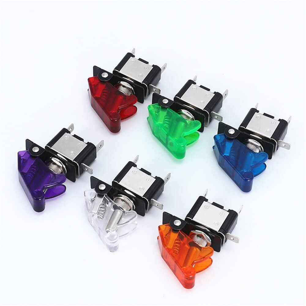 Switch 6PcsLED Light Car Ignition Switch Switch 12V 20A Rocer Switch ...