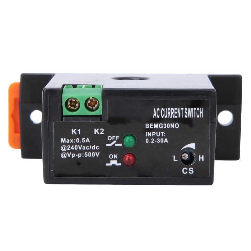 Switch Adjustable AC Current Sensing Switch 0.2-30A Self-Powered ...