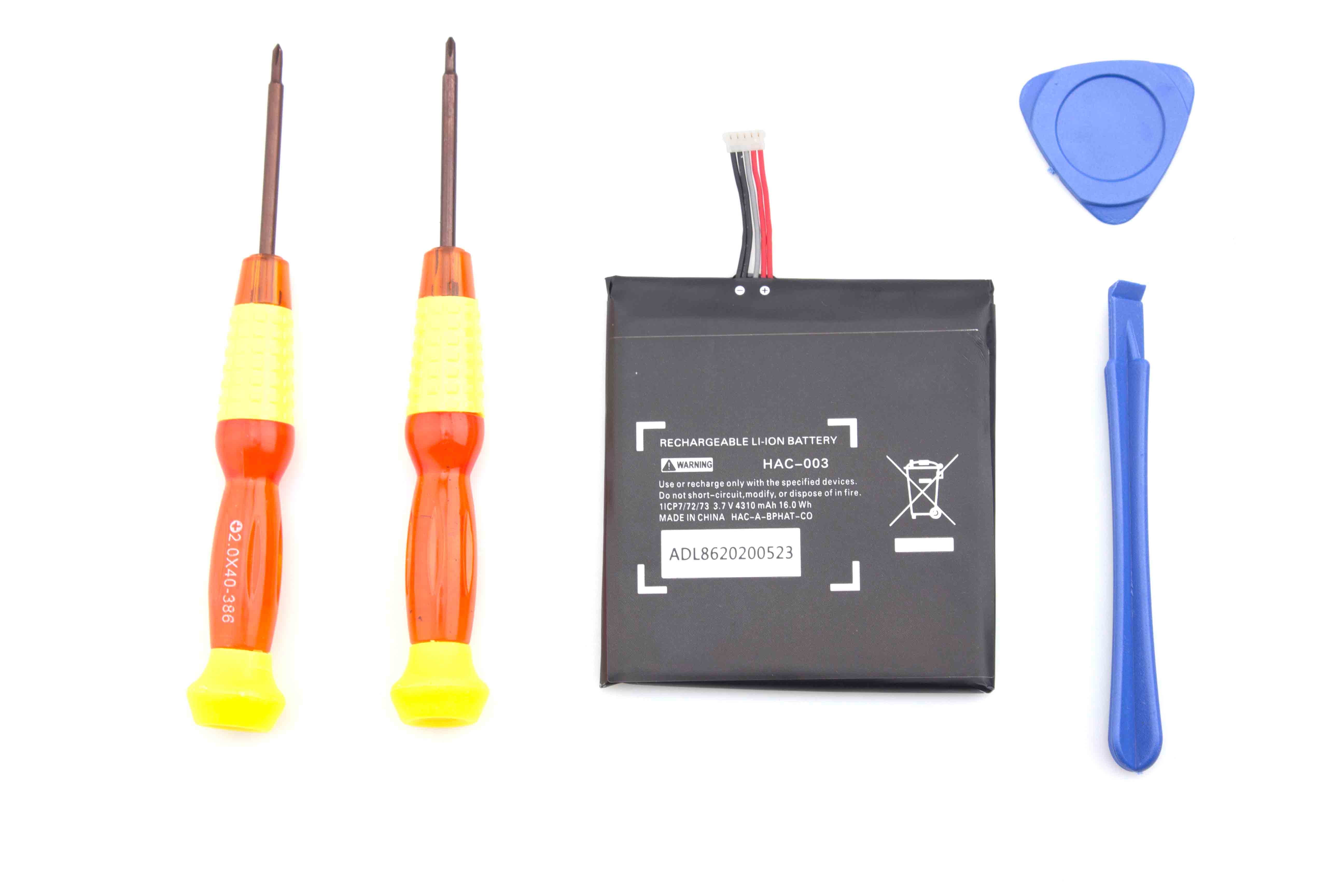 Switch Battery Replacement, HAC-003 Internal Battery Pack Replacement ...