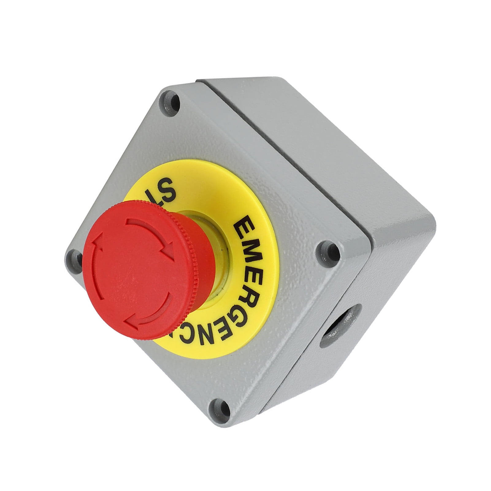 Switch Box 1 Button Emergency Stop Control Operation IP66 Dustproof ...
