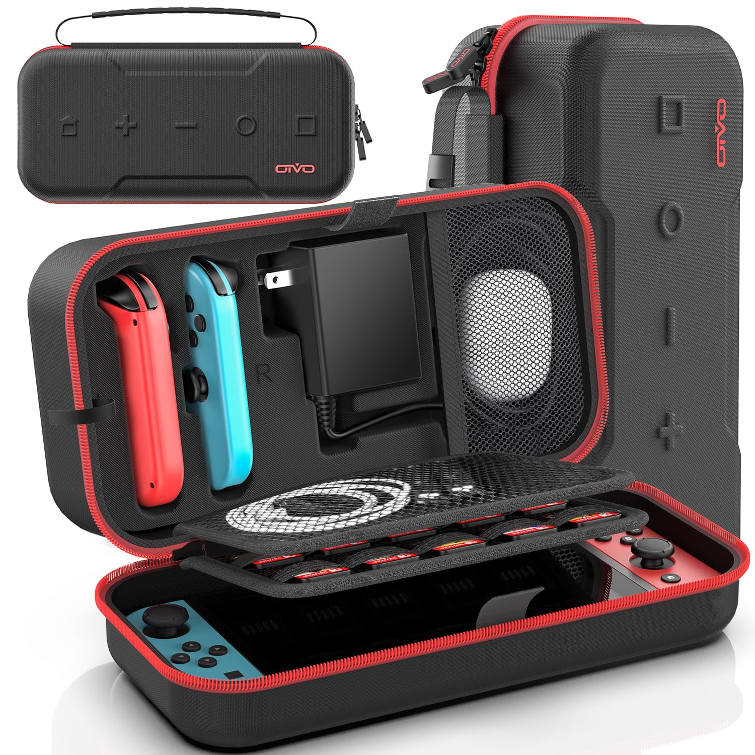 Switch Carrying Case Compatible with Nintendo & OLED Portable Switch ...