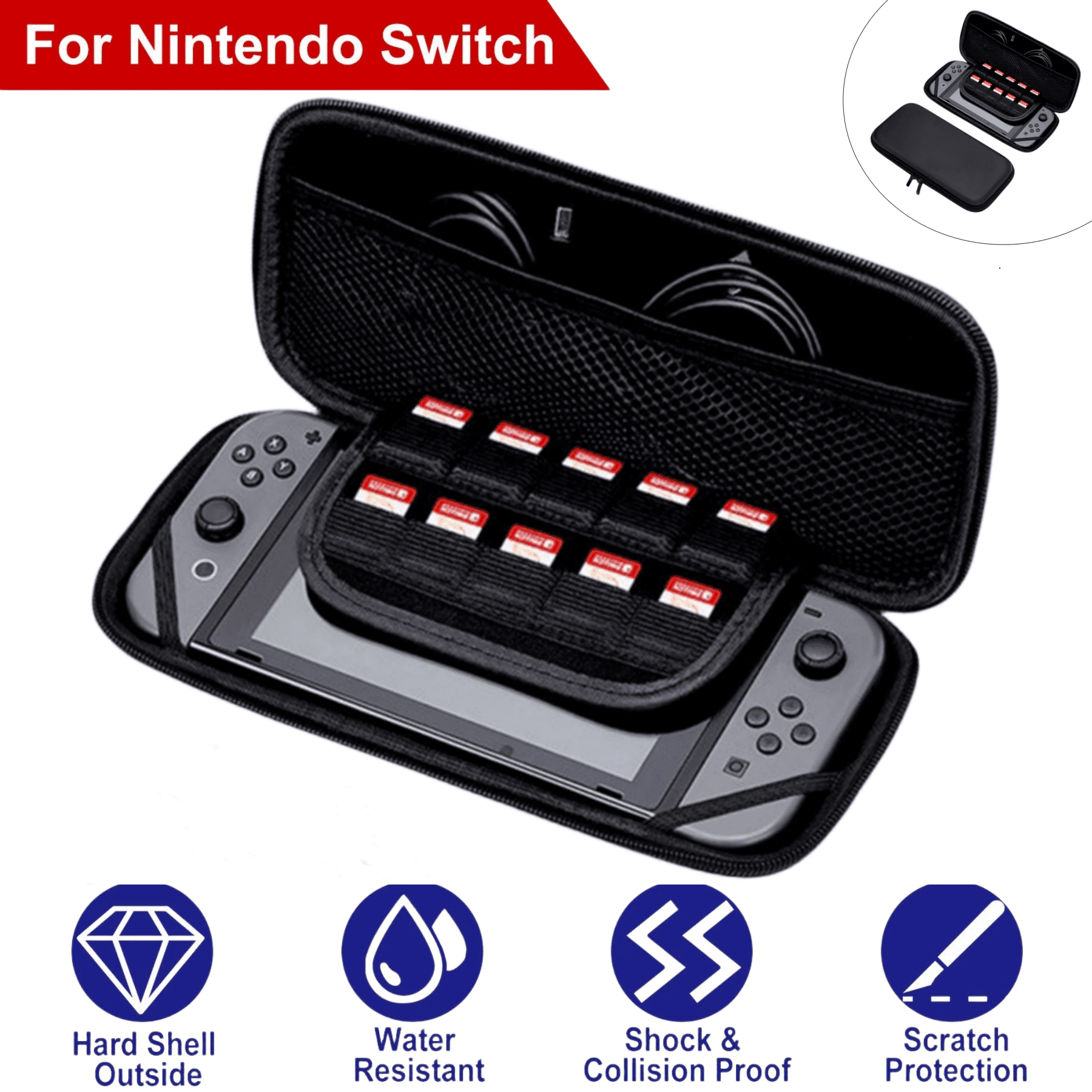 Nintendo switch hard pouch store