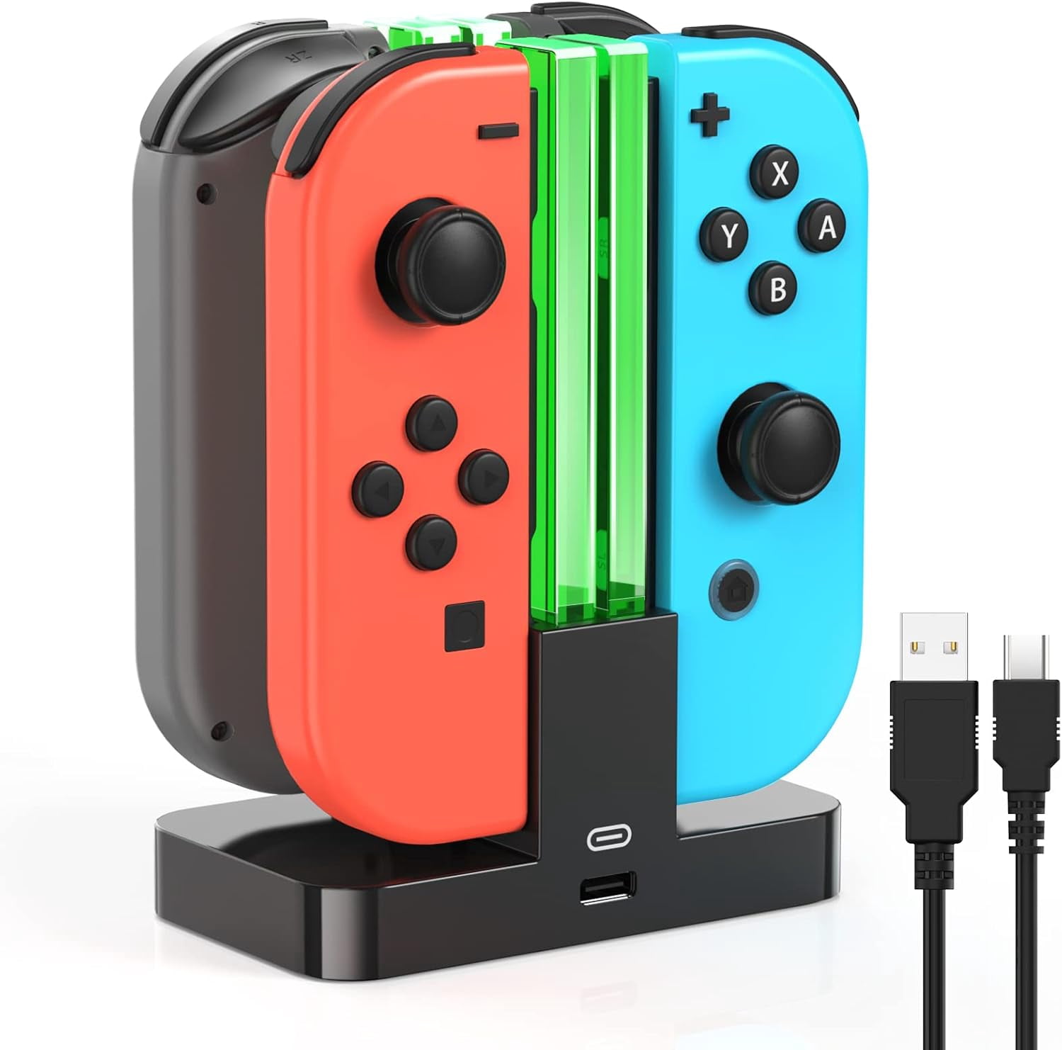 Switch Charging Dock and Charger for Switch OLED Console for Joy Cons ...